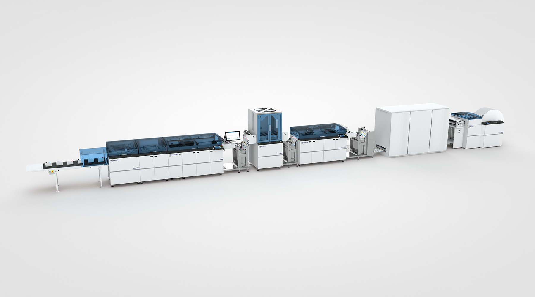 Roll to stack with dynamic perforation/punch inline - Hunkeler AG